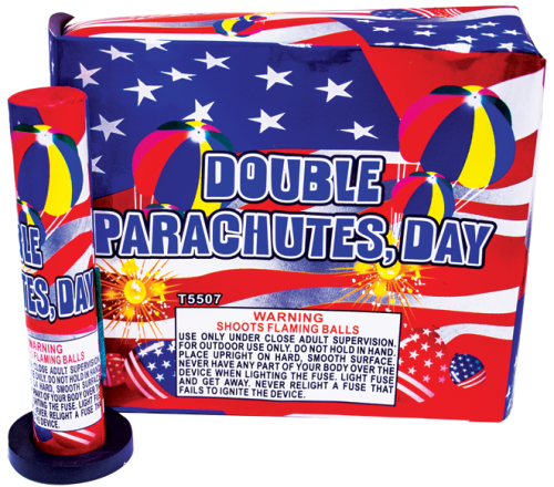 Double Parachutes, Day – K & J Fireworks