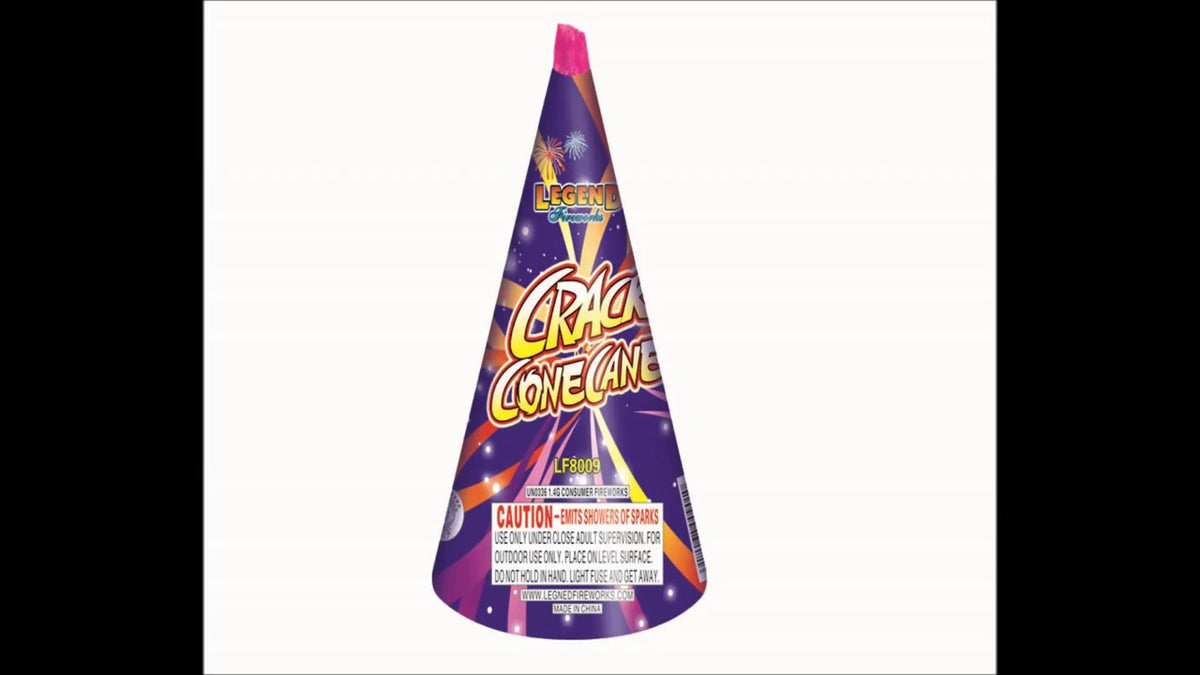 Crack Cone Cane – K & J Fireworks